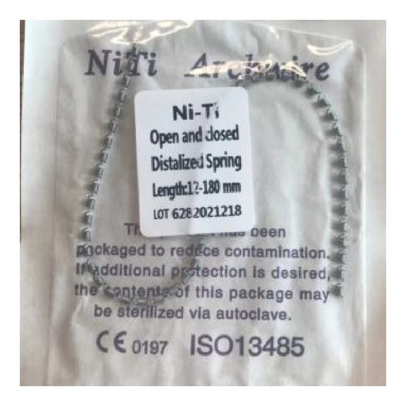 Ni-Ti Open and Close Coil Spring - Wali Dental Supply