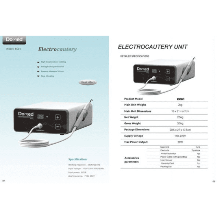 Domed Electrocautery Unit – Model EC01 - Wali Dental Supply